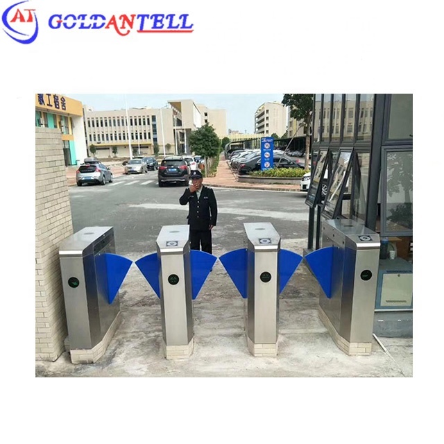 High-Speed Security Turnstile Gate with 0.2s Barrier Response
